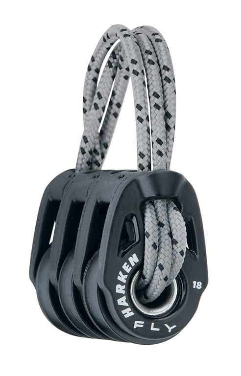 Harken 18mm Triple Soft Attach Fly Block 2180 | Rope44