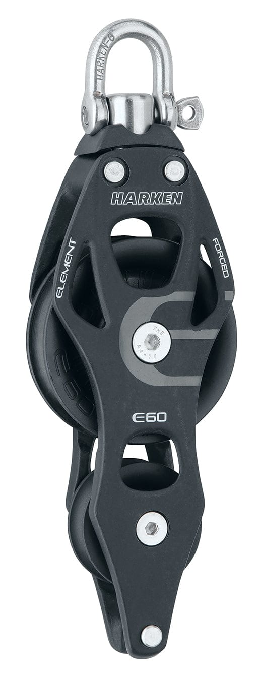 Harken 60mm Element Fiddle Block Swivel Becket 6263 -Yacht | Rope44